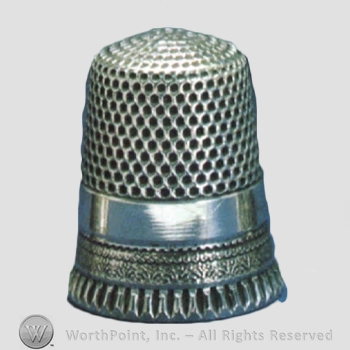 Mark with Sterling Silver thimble: SBC, Anchor. | #888269