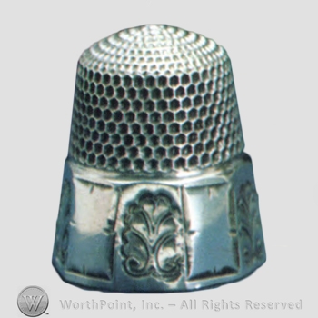 Mark with Sterling Silver thimble: Paneled, SBC, | #888280