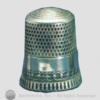 Mark with Sterling Silver thimble: Links, Star. | #888281
