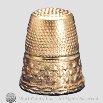 Mark with Brass thimble: Stars. | #888345
