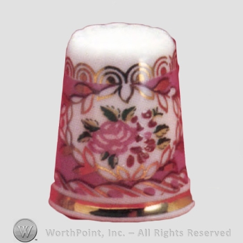 Mark with Bone China thimble: Hammersley, flower. | #888443