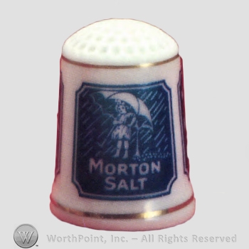 Mark with China thimble: Morton Salt. | #888461