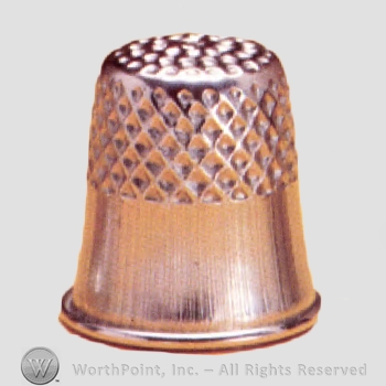 Mark with Metal thimble: Child's size, Poland. | #888579