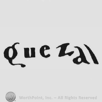 Mark with The word "Quezal". | #89024