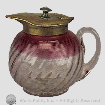 Mark with Northwood Glass Pattern: Jewel; syrup | #891134