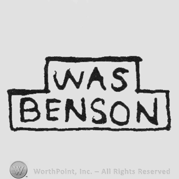 Mark with The text "WAS BENSON". | #89203