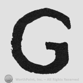 Mark with Bold capital letter G | #89228