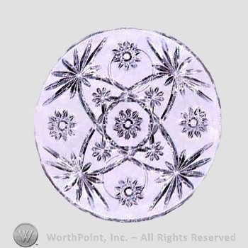 Mark with Glass Pattern: Early American Prescut; | #892739