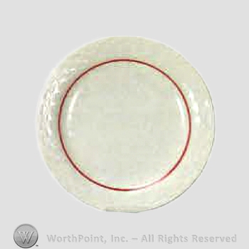 Mark with Glass Pattern: Fish Scale; plate. | #892795