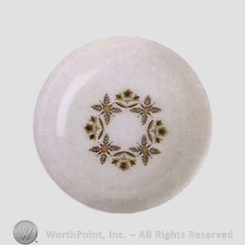 Mark with Glass Pattern: Meadow Green; plate. | #892918