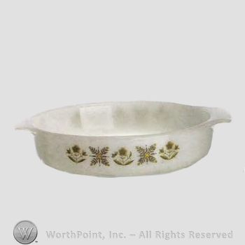 Mark with Glass Pattern: Meadow Green; casserole. | #892925