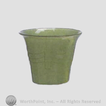 Mark with Glass Pattern: Rainbow; flower pot. | #892974