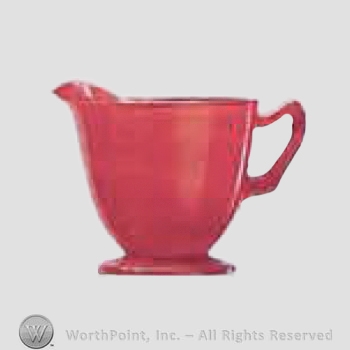 Mark with Glass Pattern: Rainbow; creamer. | #892994
