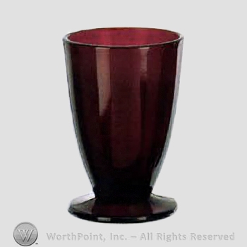 Mark with Glass Pattern: Royal Ruby; tumbler. | #893038