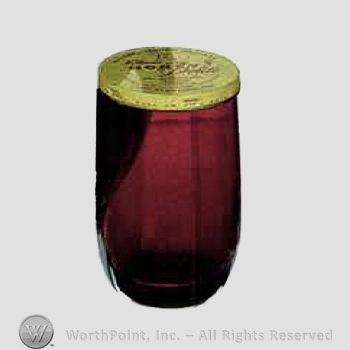 Mark with Glass Pattern: Royal Ruby; tumbler. | #893046