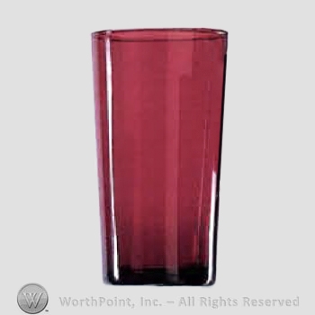 Mark with Glass Pattern: Royal Ruby; tumbler. | #893053