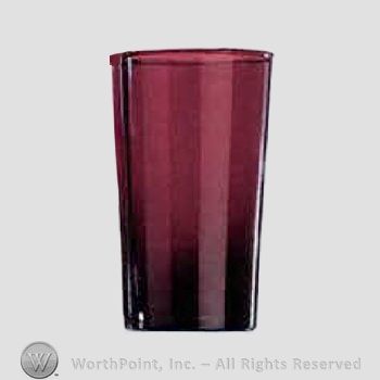 Mark with Glass Pattern: Royal Ruby; tumbler. | #893054