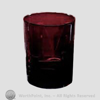 Mark with Glass Pattern: Royal Ruby; tumbler. | #893070