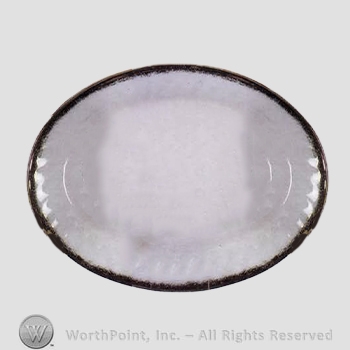 Mark with Glass Pattern: Swirl; platter. | #893250