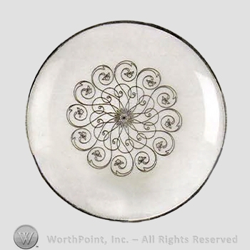 Mark with Glass Pattern: Vienna Lace; plate. | #893332