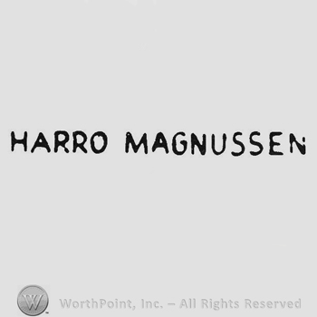 Mark with The text "HARRO MAGNUSSEN". | #89376