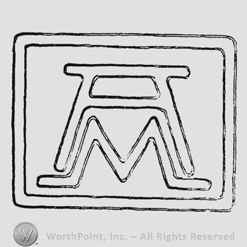 Mark with A double square and the monogram of | #89378