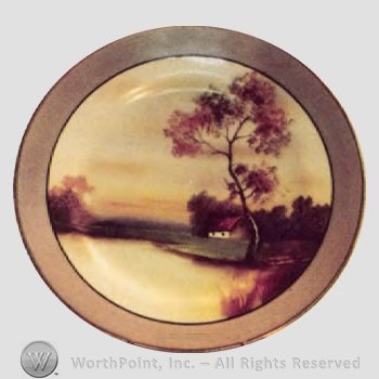 Mark with Noritake pattern on cake dish. | #894789