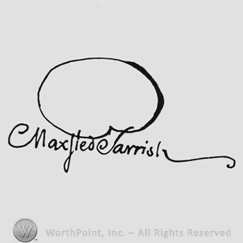 Mark with Signature in handwriting Maxfield | #89483