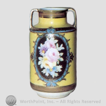 Mark with Noritake pattern on vase. | #894857