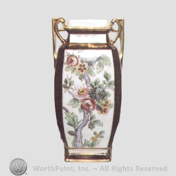 Mark with Noritake pattern on vase. | #894863