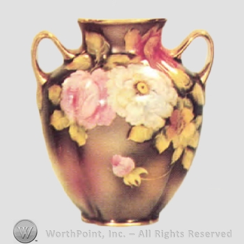 Mark with Noritake pattern on vase. | #894869