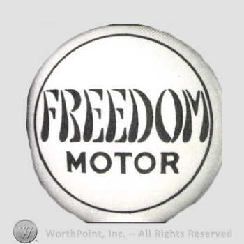 Mark with A circle and the text "FREEDOM MOTOR". | #895703