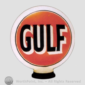 Mark with A circle and the text "GULF". | #895776