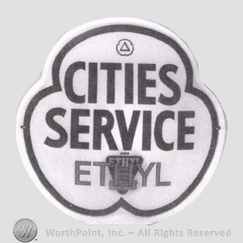 Mark with A clover and the text "CITIES SERVICE | #895843