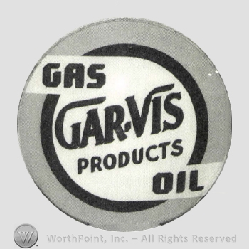 Mark with A circle and the text "GAR-VIS PRODUCTS | #896064