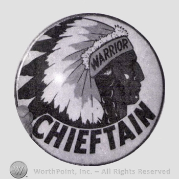 Mark with A circle, the text "WARRIOR CHIEFTAIN" | #896095