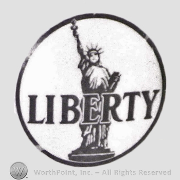 Mark with A circle, the text "LIBERTY" and the | #896112