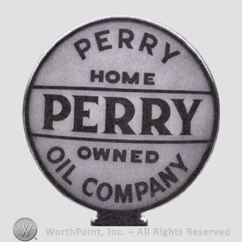 Mark with The text "PERRY HOME OWNED OIL | #896119