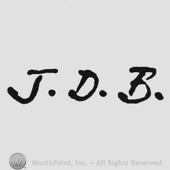 Mark with The letters "J.D.B.". | #89664