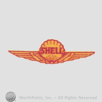 Mark with A shell, a pair of wings and the text | #896757