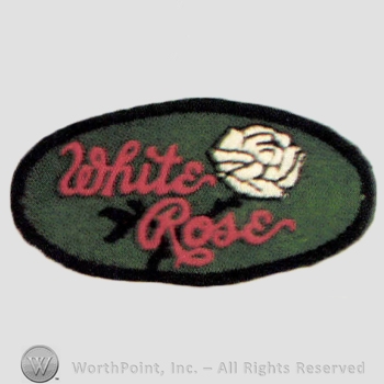 Mark with An oval, the text "White Rose" and a | #896780