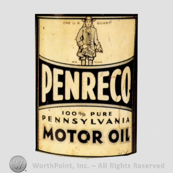 Mark with A box, a man and the text "PENRECO 100% | #897469