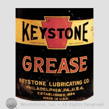 Mark with A box, a keystone and the text | #897619