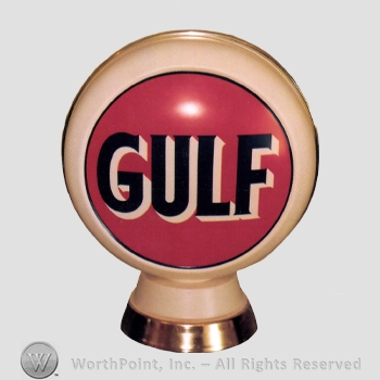 Mark with A circle and the text "GULF". | #897672