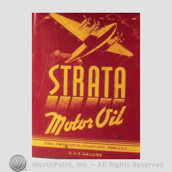 Mark with A box, an airplane and the text "STRATA | #897696