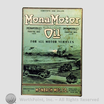Mark with A box, the text "Mona Motor Oil FOR ALL | #897783