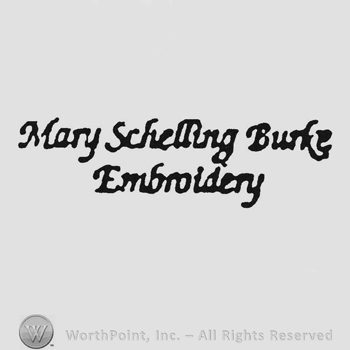 Mark with Handwriting Mary Schelling Burke up | #89787