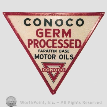 Mark with A triangle and the text "CONOCO GERM | #897983