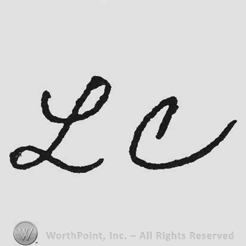 Mark with Handwriting initials LC | #89868