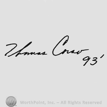 Mark with Handwriting signature Thomas Corso 93 | #89887